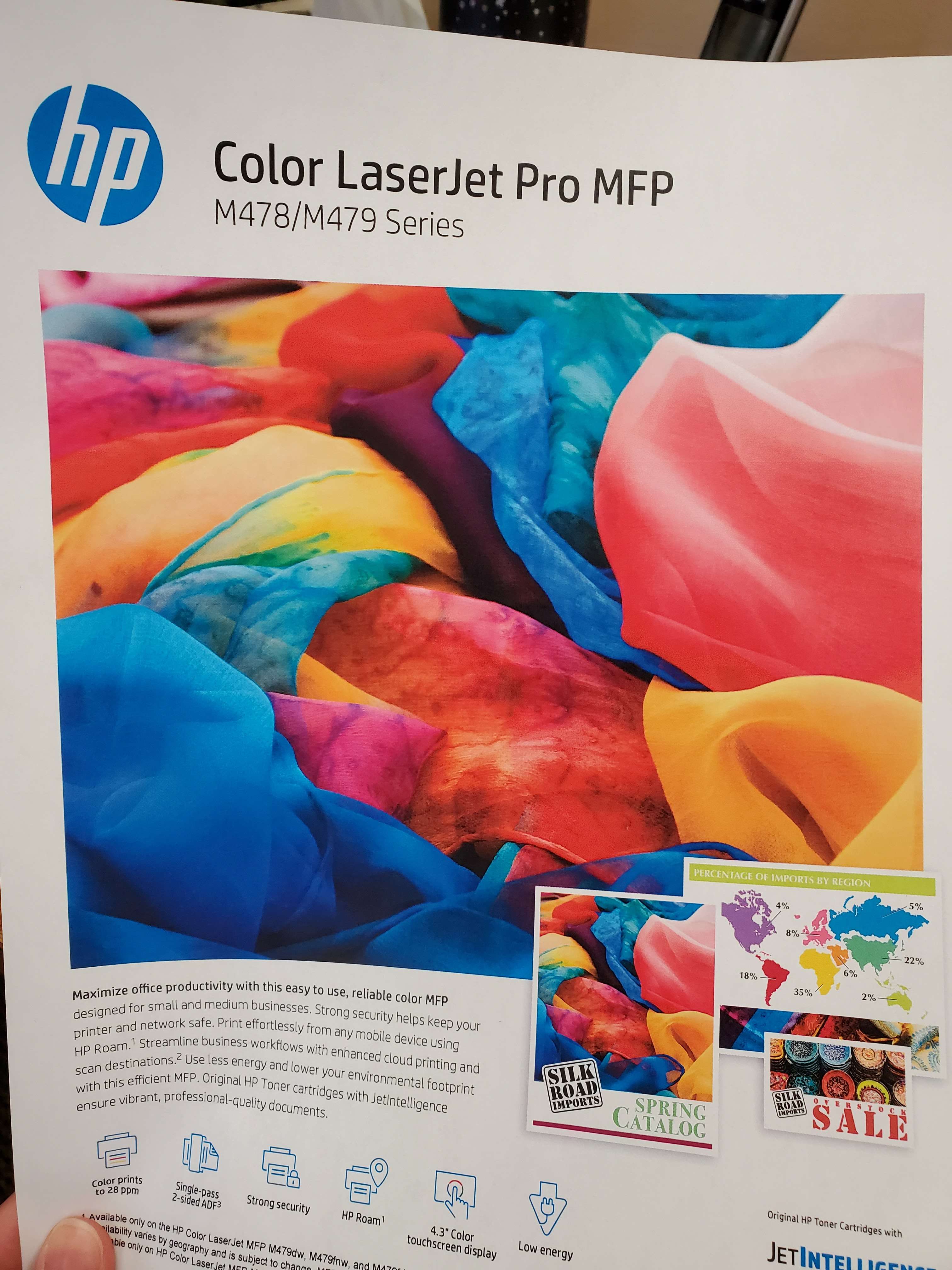 Faint Green Vertical Line on Color Prints - HP Support Community - 8600071