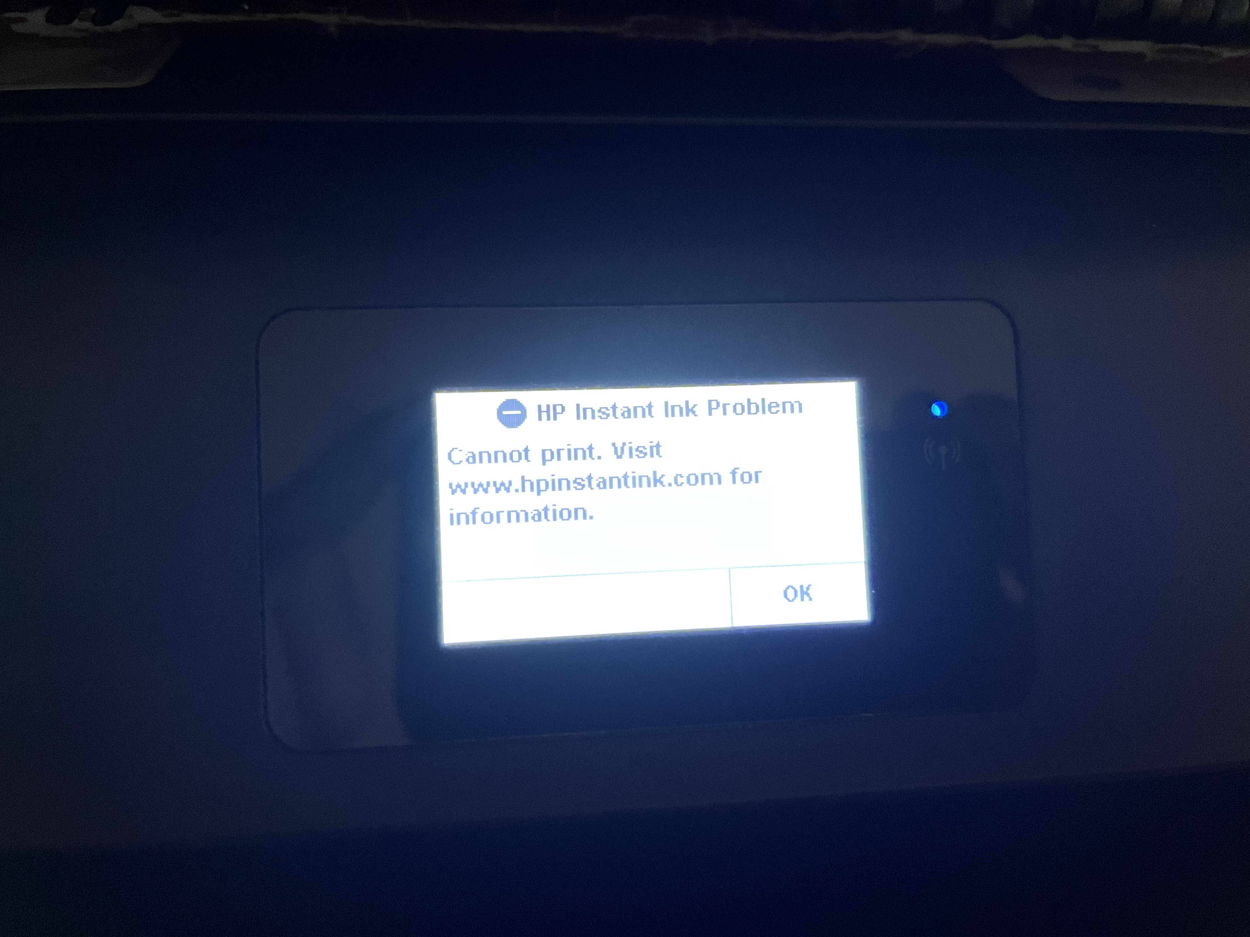 Printer Connection Error Message - HP Support Community - 8603099