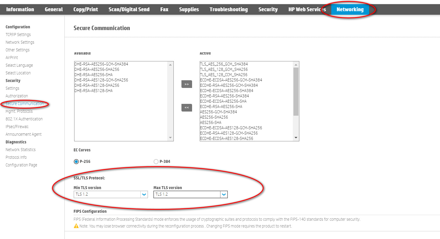 MFP M480: cannot set up scan to email and shared folder with... - HP ...