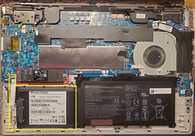 SOLVED: add second drive to HP Pavilion x360 - 15-dq0953cl - HP Support ...