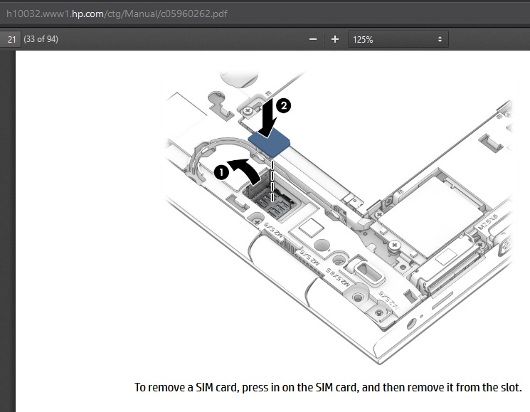 Solved: Sim Card Slot on HP Probook 650 G4 - HP Support Community - 8618772