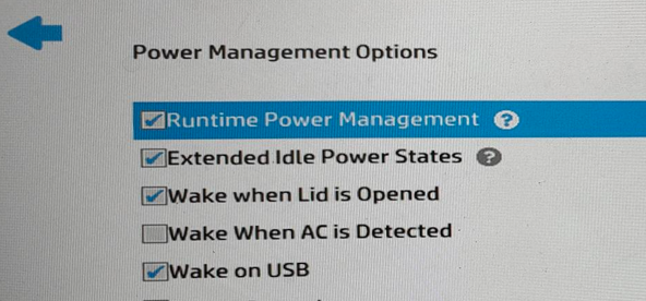 Wake on USB - HP Support Community - 8620742