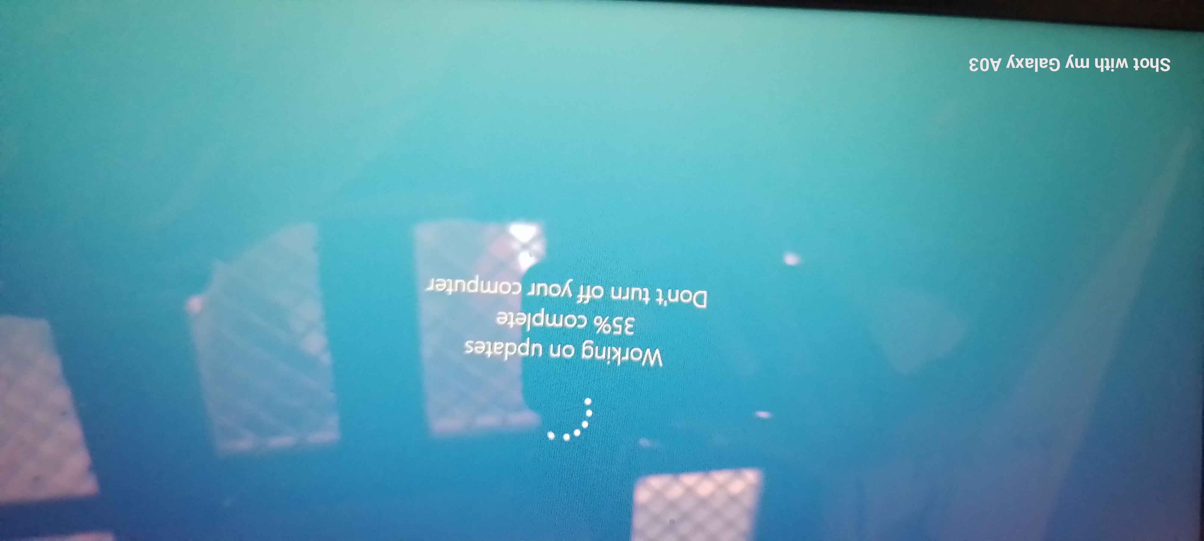 My laptop is strucked at an updating page and is installing ... - HP ...