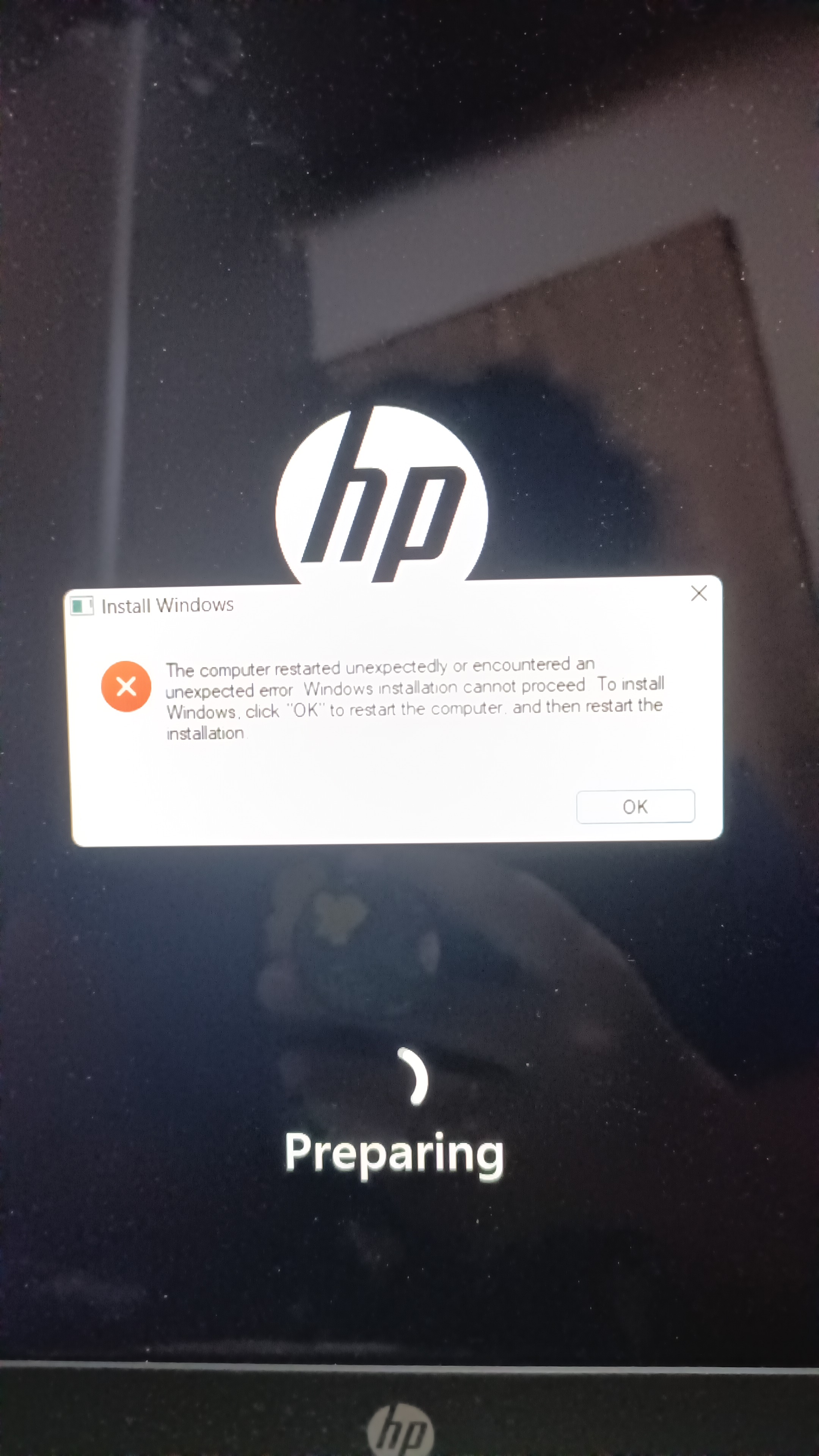 Os installation - HP Support Community - 8625114
