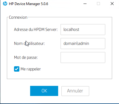 HPDM Console - login failed - "Unknown error occur during co... - HP ...