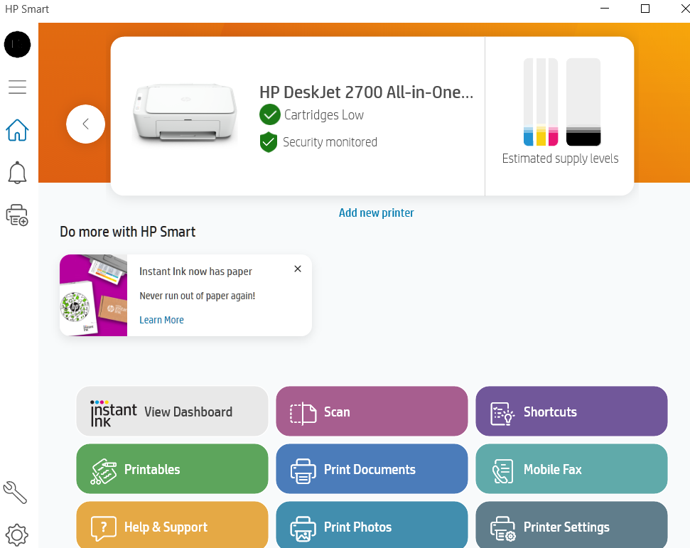 Cannot connect to instant ink from HP Smart - HP Support Community ...