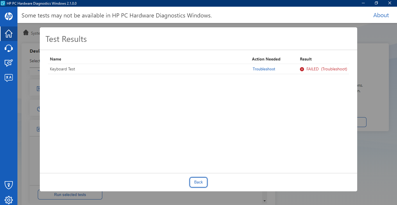 Some keyboard keys on my HP-15da0xxx just stopped working su... - HP ...
