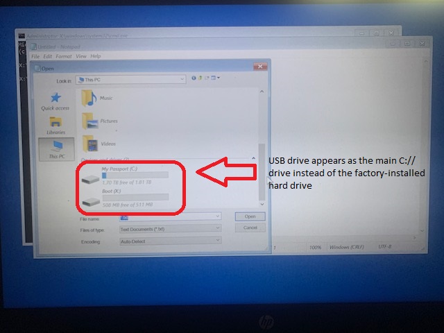Endless Automatic Repair Loop Upon Startup - HP Support Community - 8579236