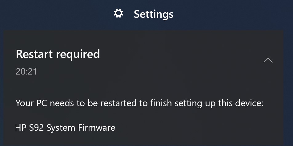 HP S92 System Firmware - HP Support Community - 8642440