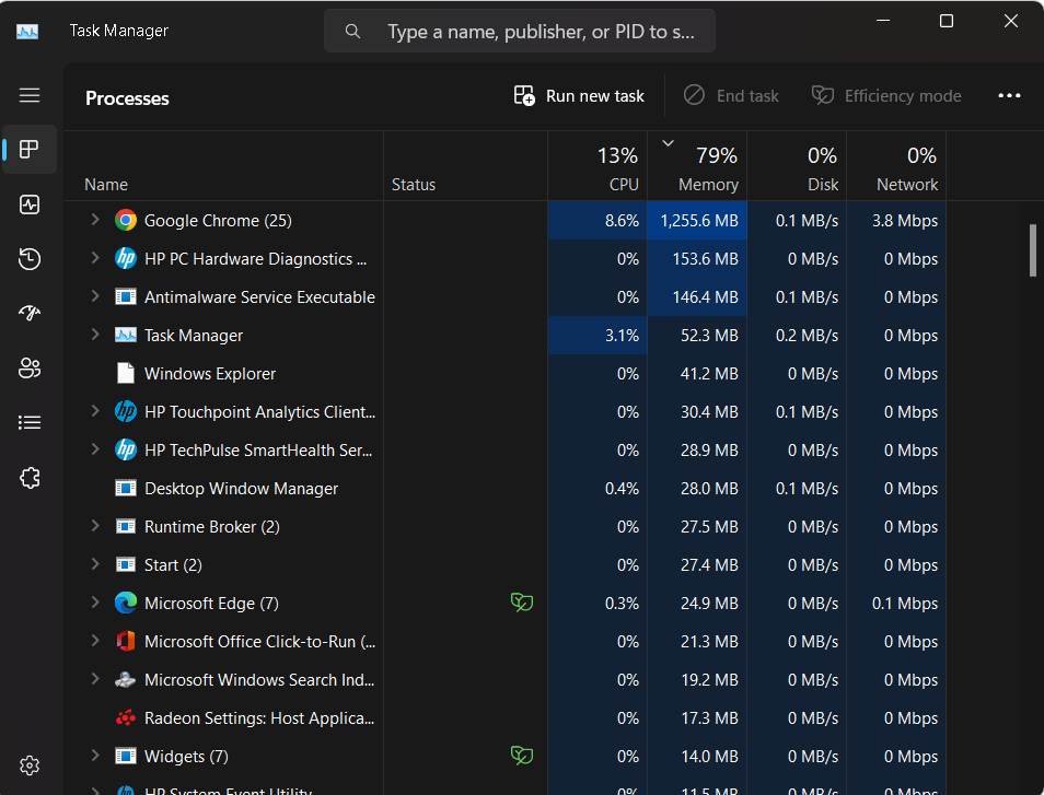 Memory/RAM - HP Support Community - 8642966