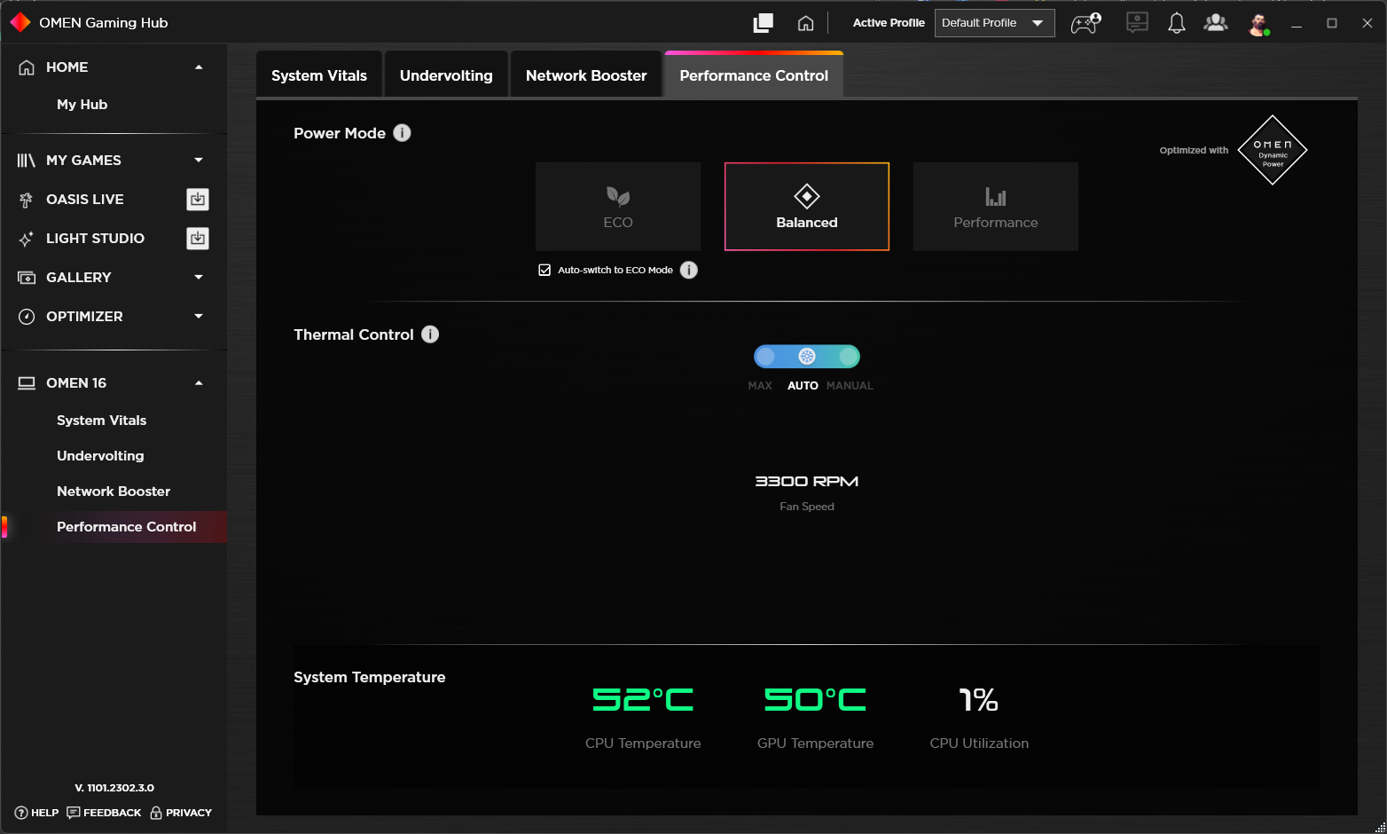 HP Omen 16 Performance Control Modes Linked to Windows.? - HP Support ...
