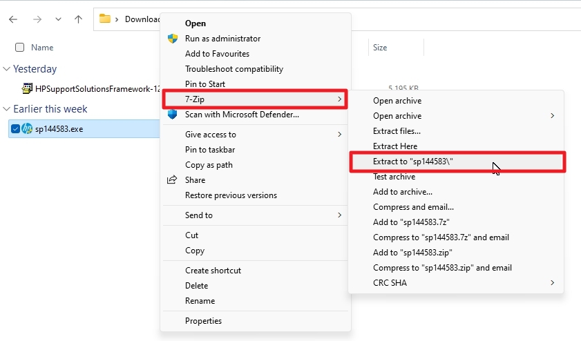 Cannot install HP hardware support tool sp144583 - HP Support Community ...