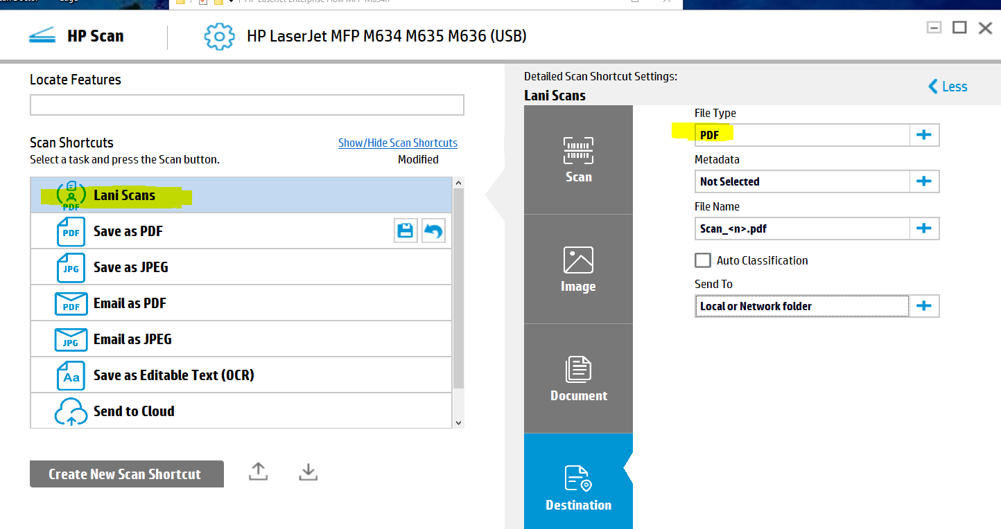 Solved: hp laserjet enterprise flow mfp m634 not scanning and creati ...