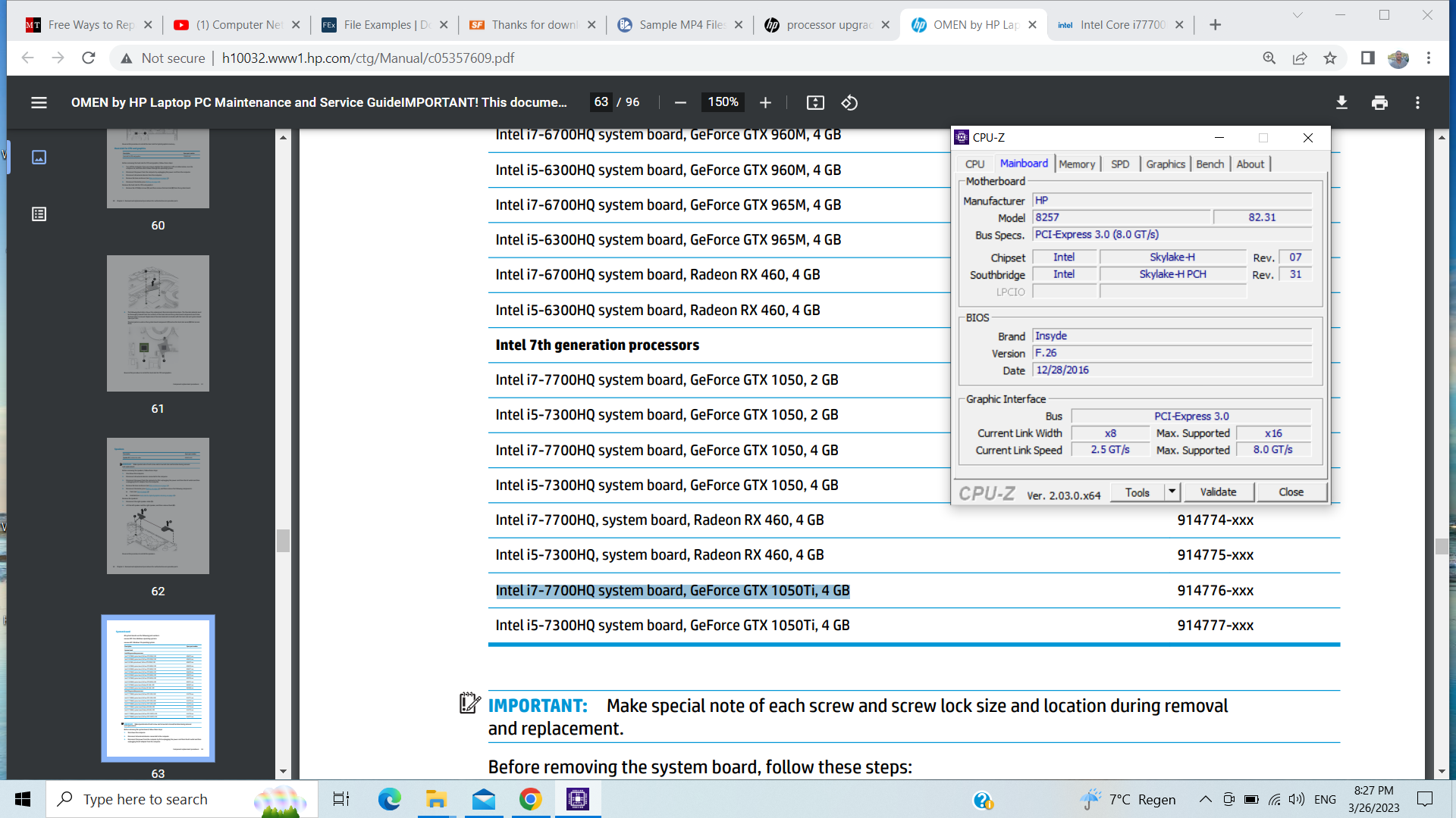 Solved: processor upgrade - HP Support Community - 8650215