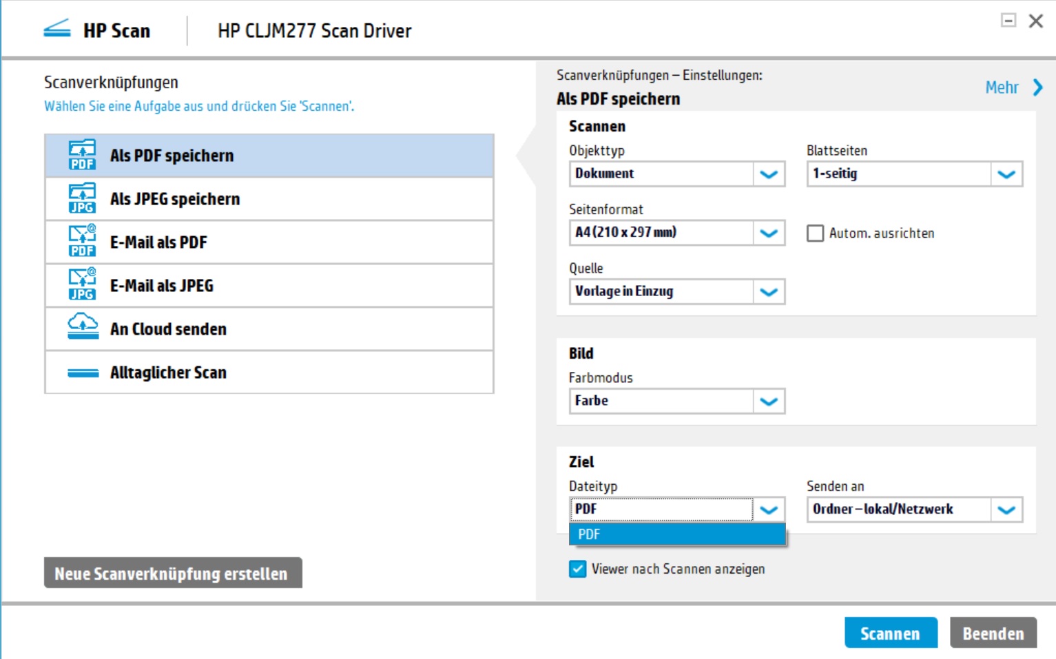 Solved: HP Scan: Option to scan to searchable PDF is gone - HP Support ...