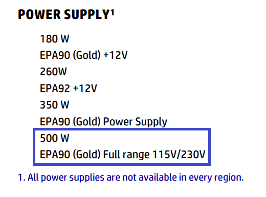 A better PSU for my hp pro tower 290 g9 - HP Support Community - 8651690