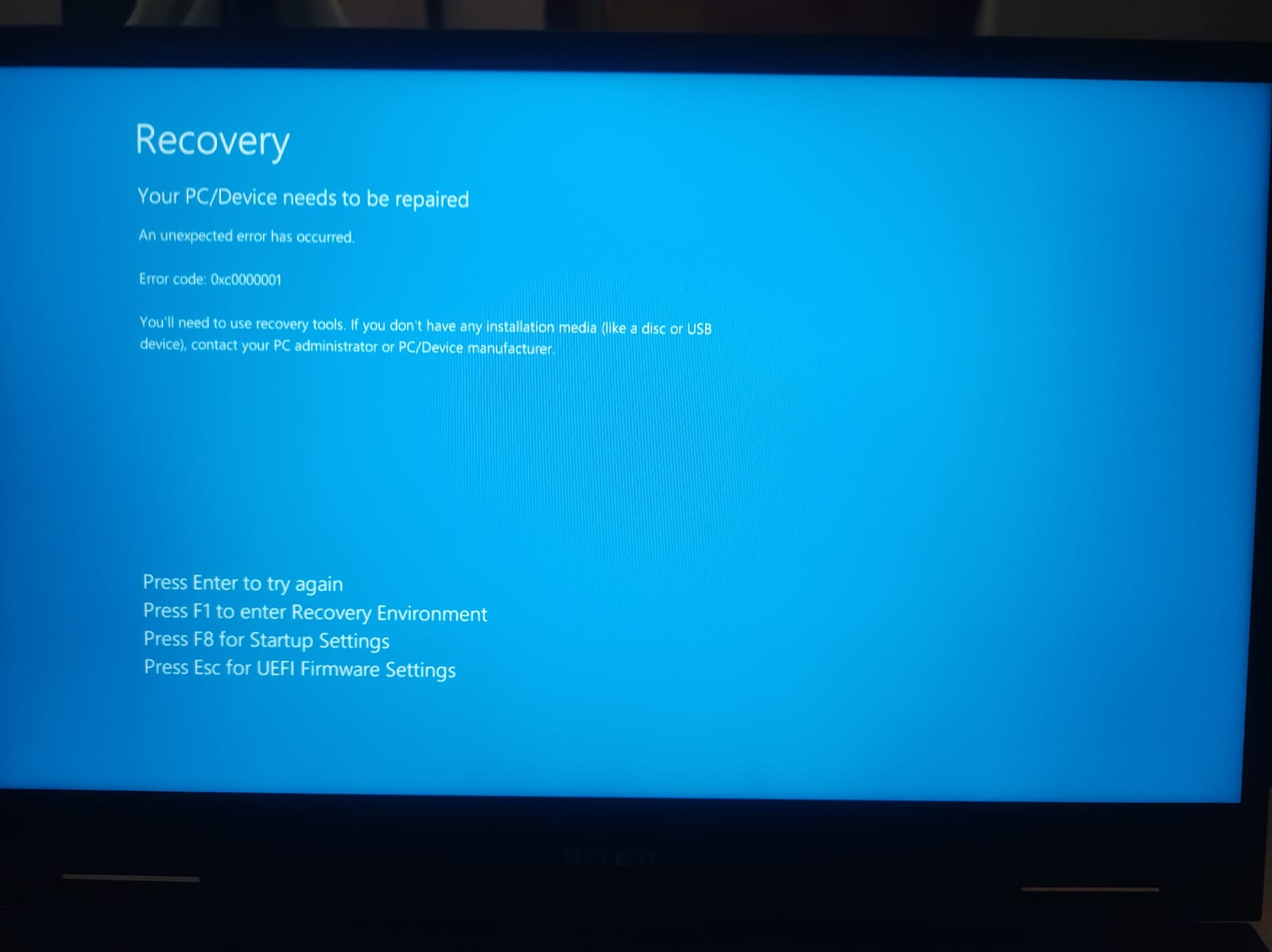 I have HP Omen 15 laptop recently I updated my BIOS after th... - HP ...