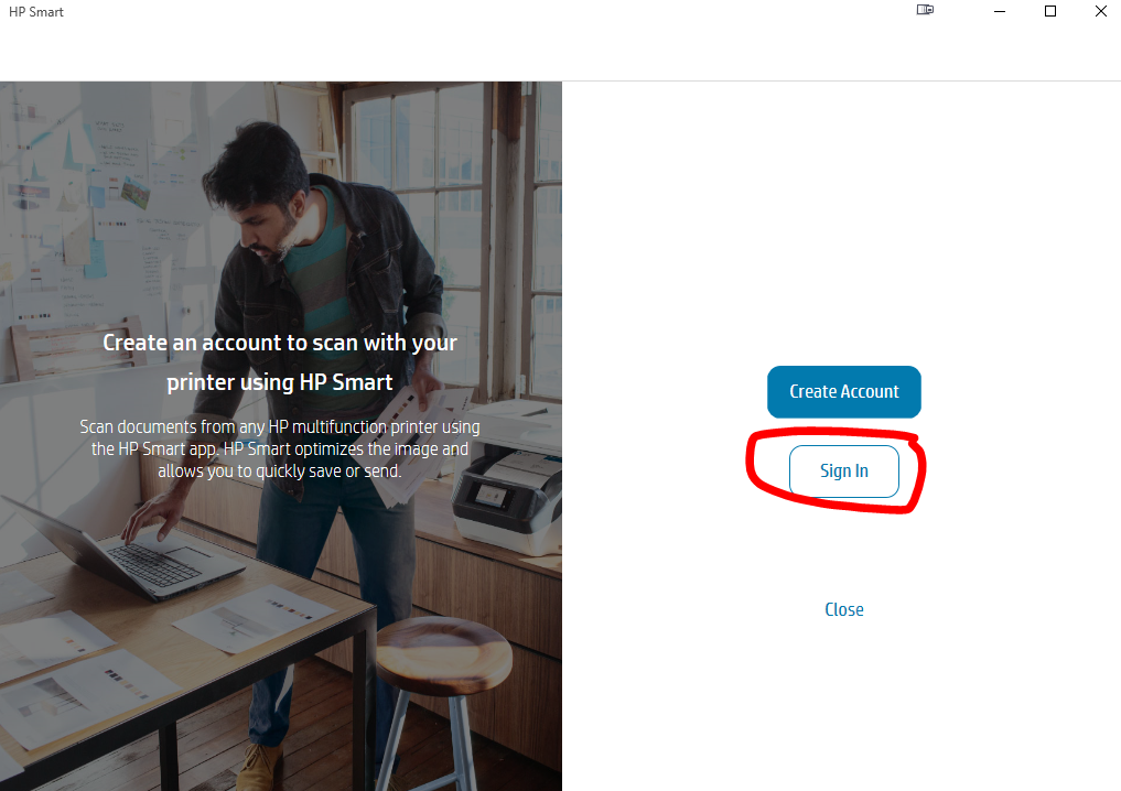 I cannot login to HP Smart in order to use my scanner - HP Support ...