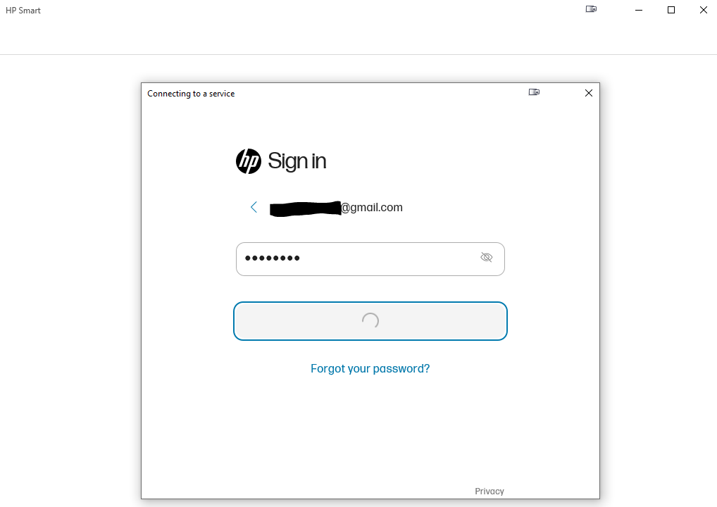 I cannot login to HP Smart in order to use my scanner - HP Support ...