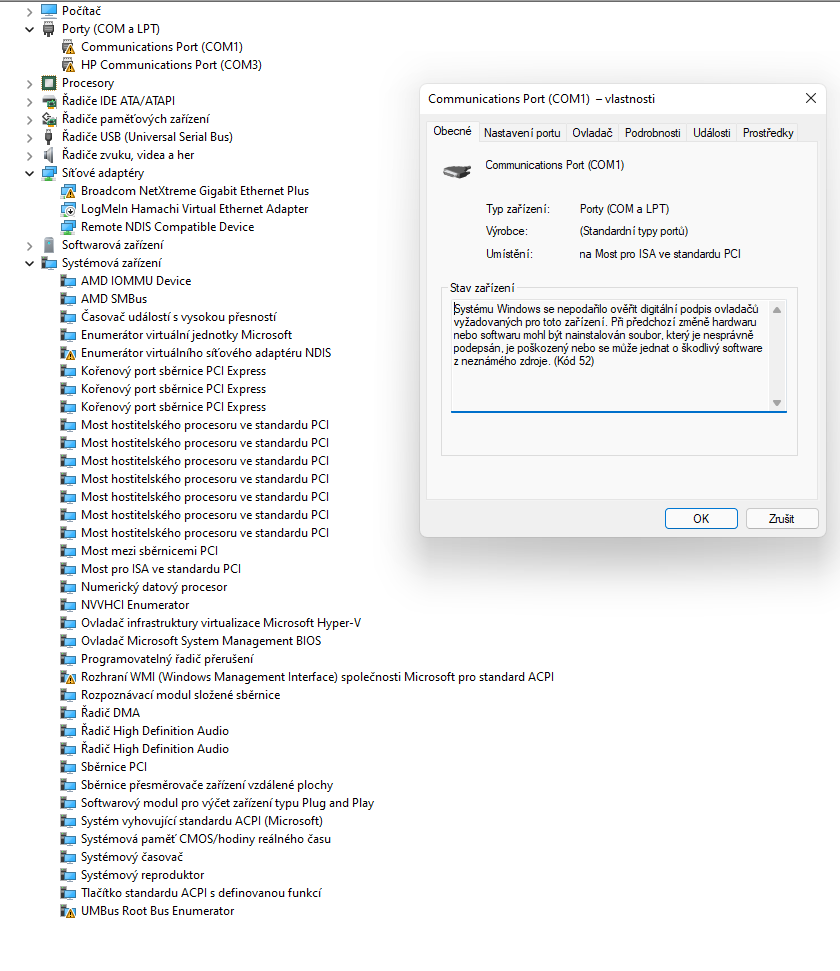 Communications Ports and Ethernet - HP Support Community - 8660631
