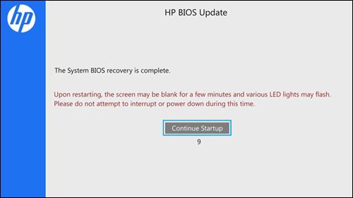 My laptop stuck in BIOS update, tuning off automatically dur... - HP ...