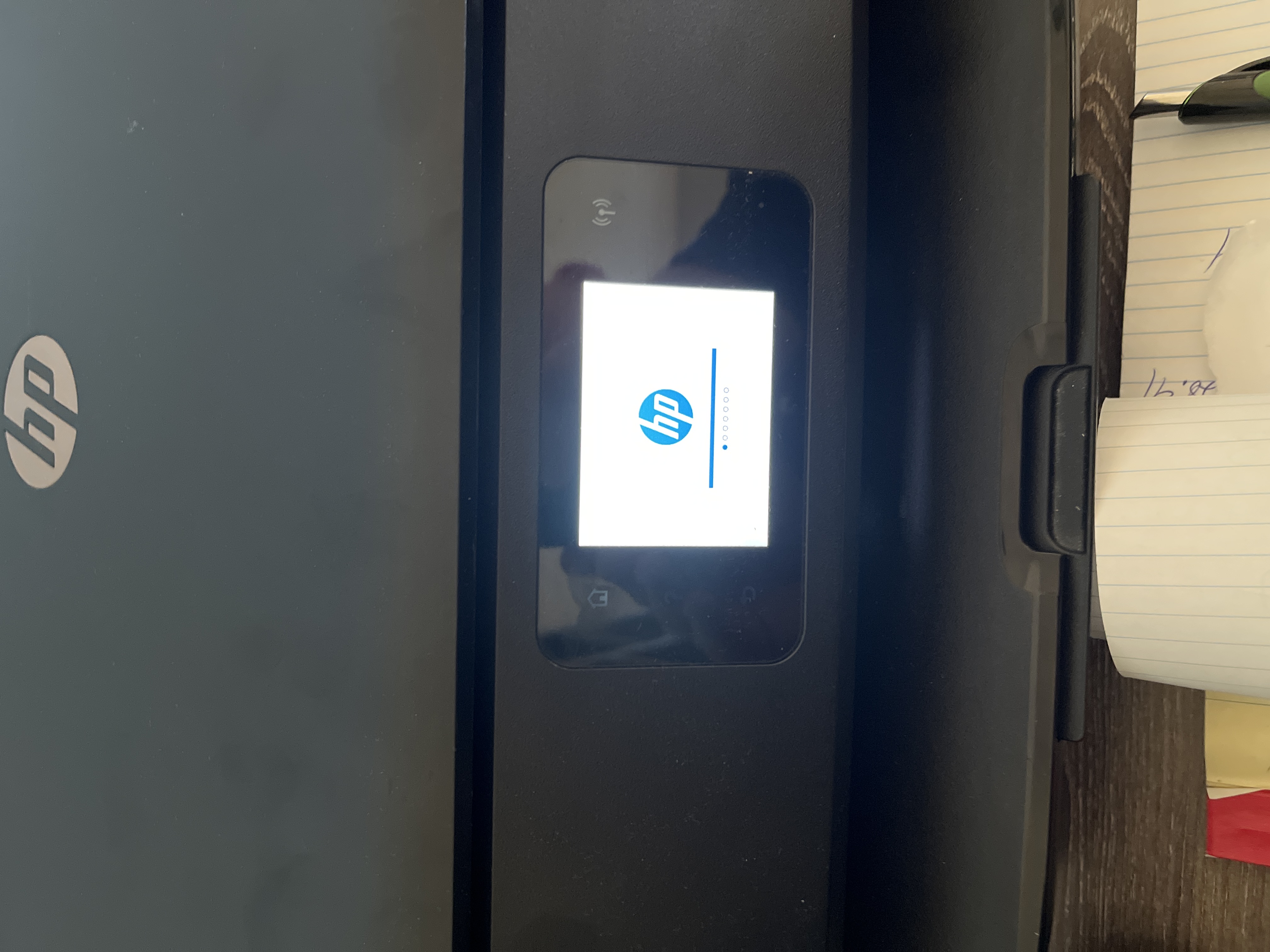 HP Envy Photo 7155 printer screen frozen - HP Support Community - 8664544