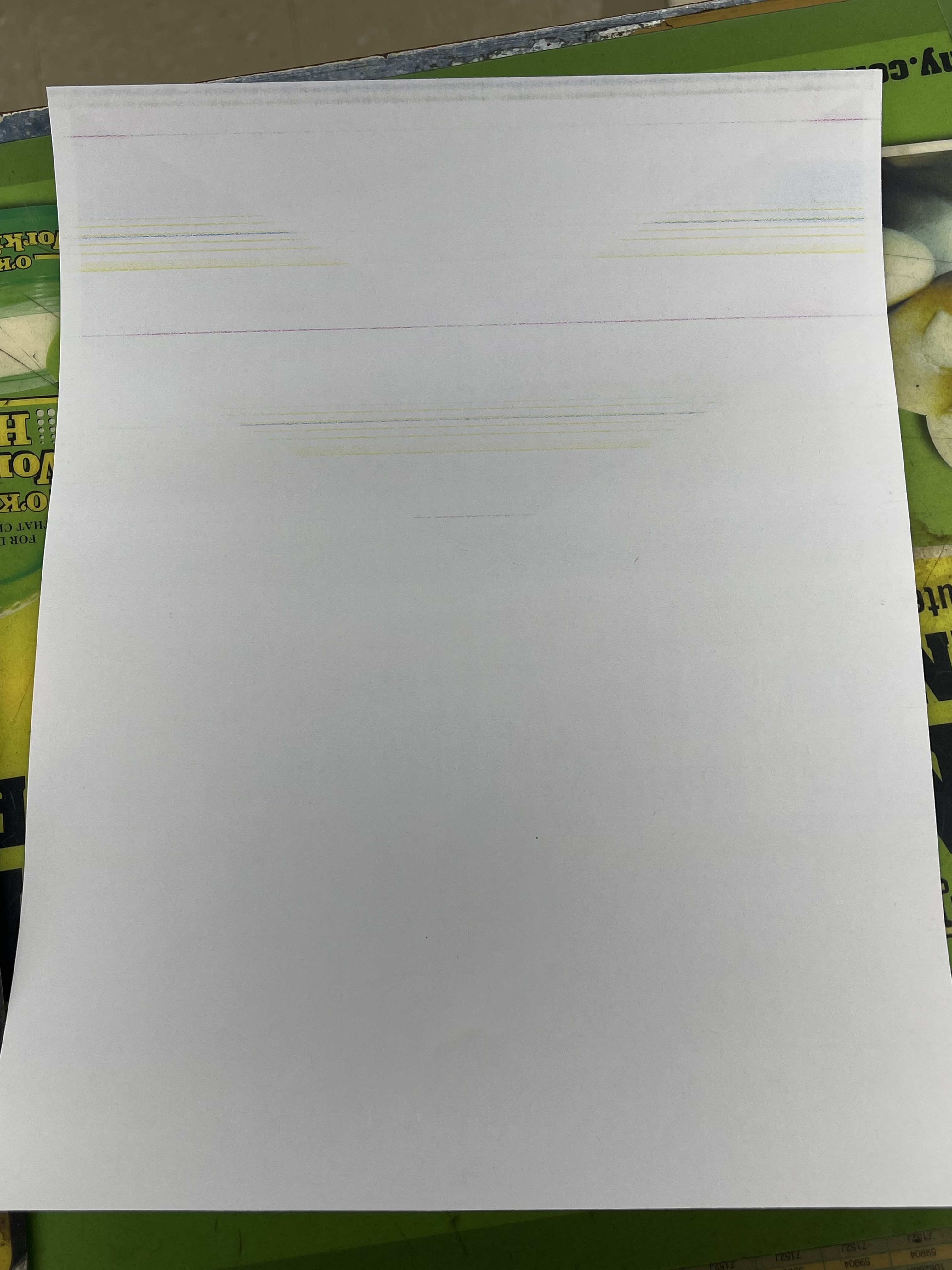 Prink Has Ink, But Shows on The Back - HP Support Community - 8666300