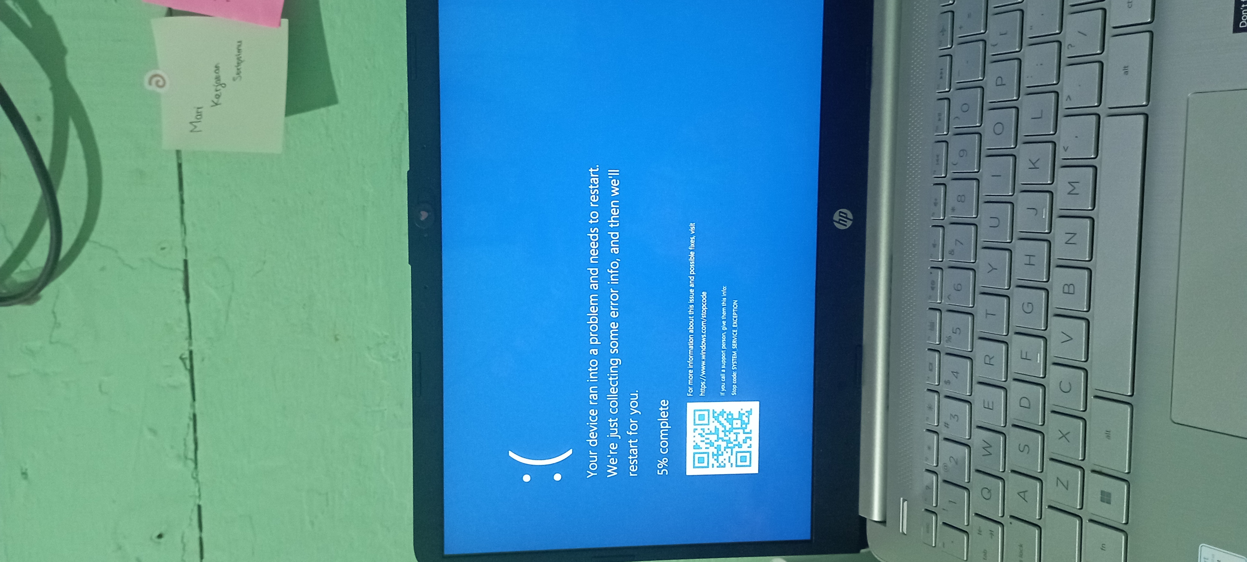 Sering bluescreen, padahal baru beli 1 bulan yang lalu - HP Support ...