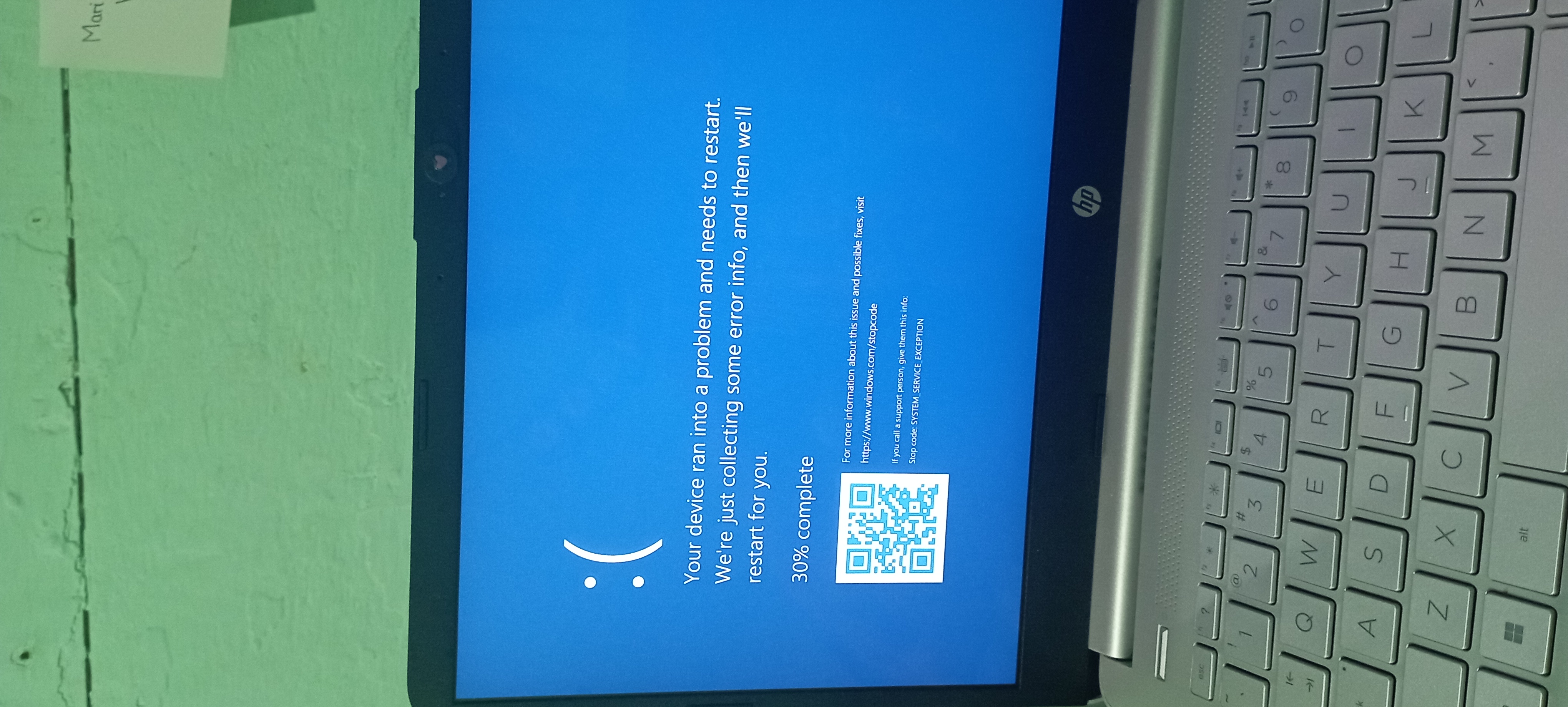 Sering bluescreen, padahal baru beli 1 bulan yang lalu - HP Support ...