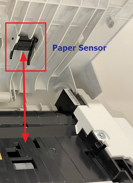 7740 ADF won't sense paper - HP Support Community - 8668917