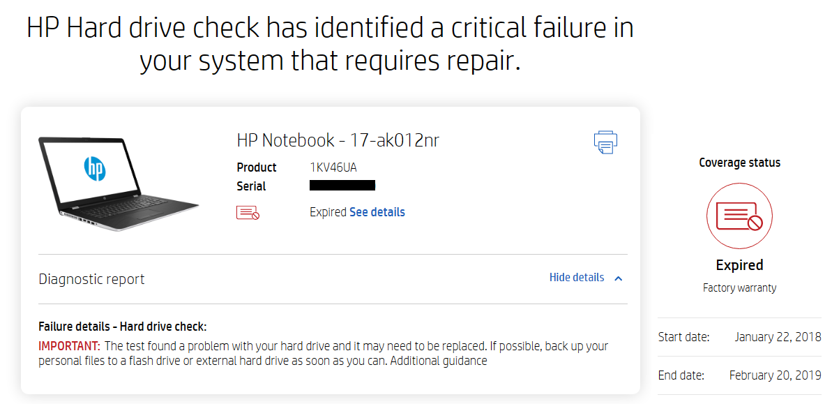 External Hard Drive not working - HP Support Community - 8670482