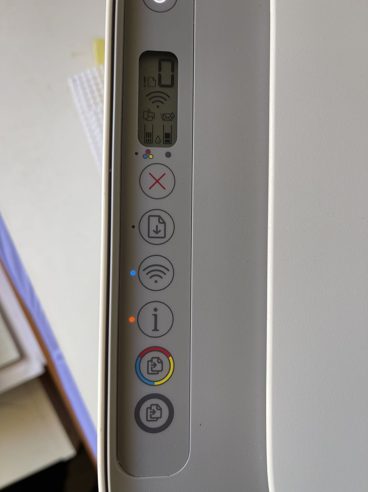 paper size is not set correctly，information light on - HP Support ...