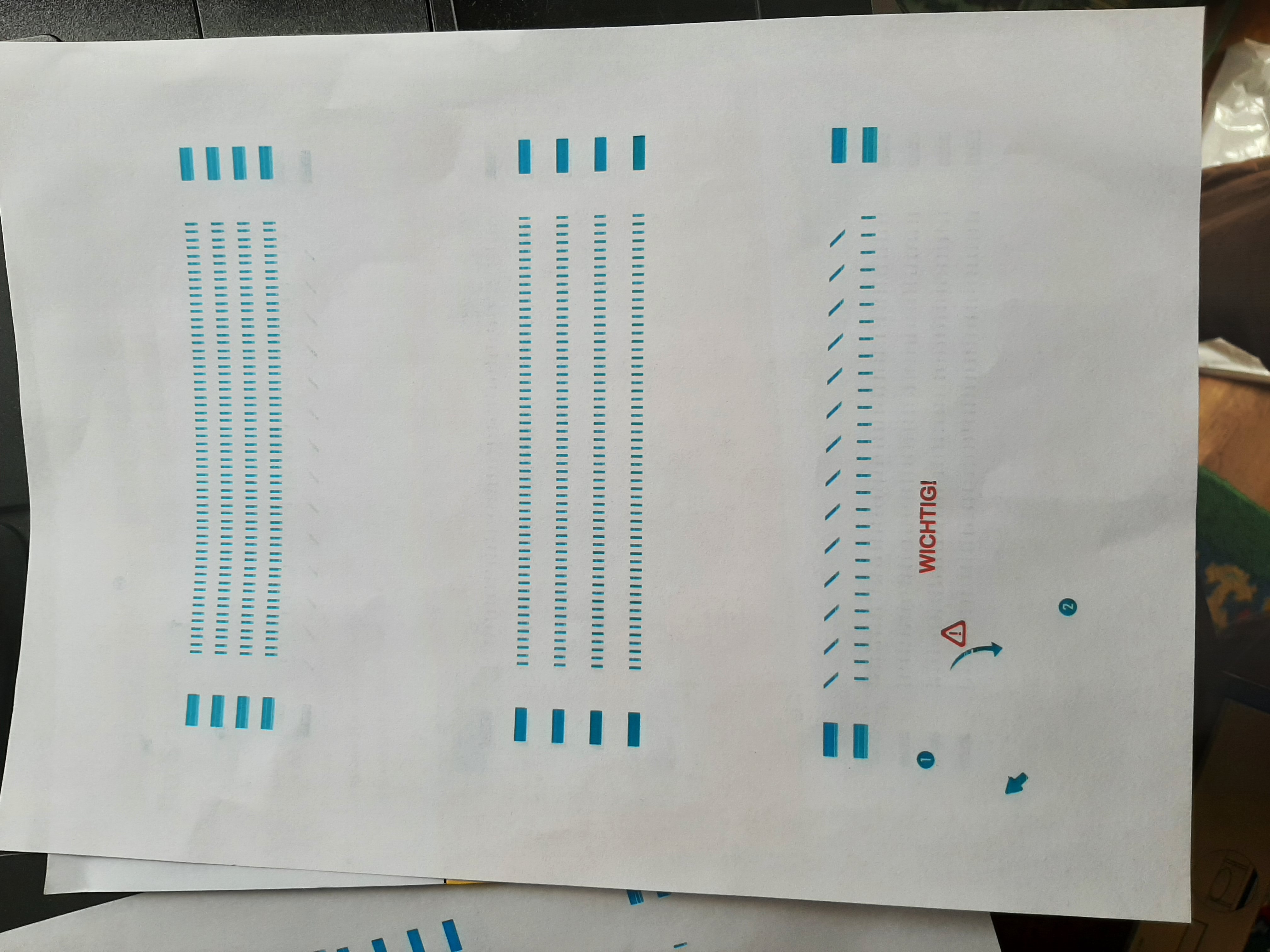 OfficeJet 6960 prints only blue - HP Support Community - 8676298