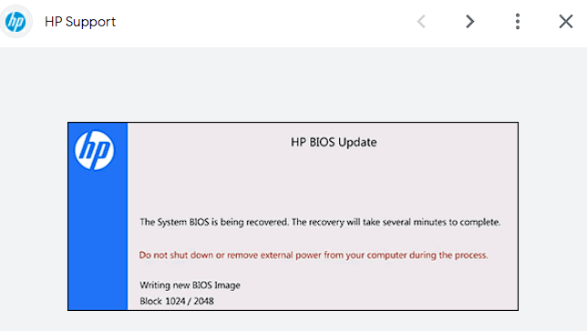 Error 502 : Bios Checksum Error - HP Support Community - 8682146