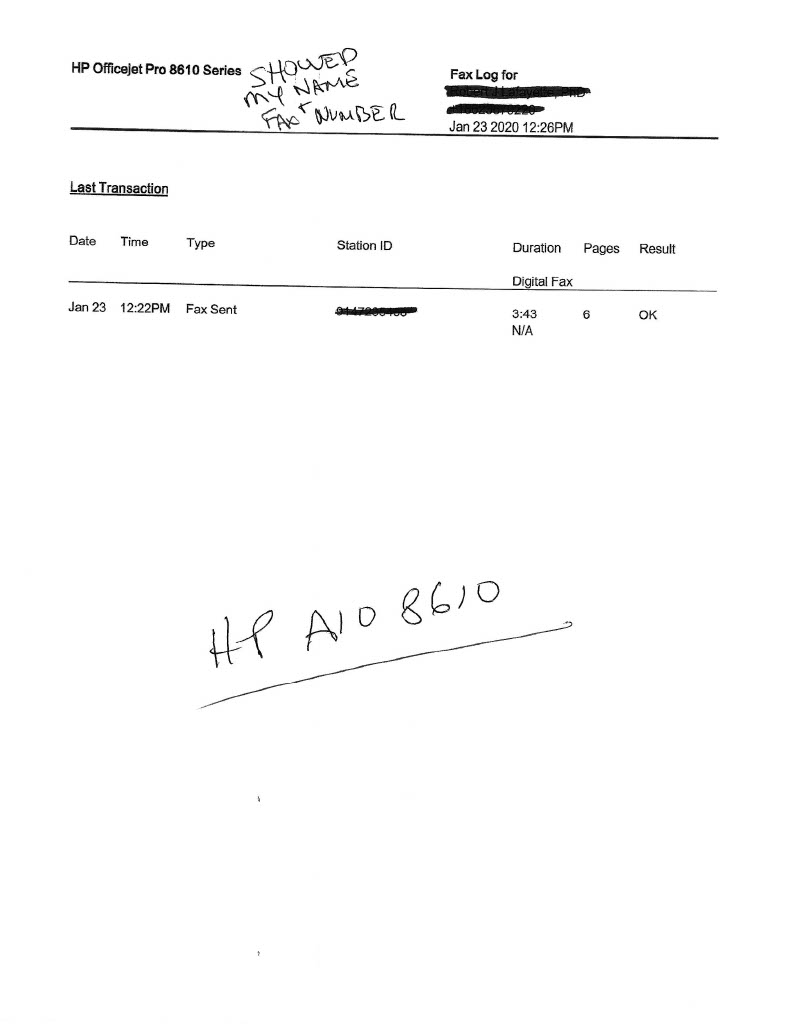 Solved: HP 9025e: What does fax confirmation page look like? - HP ...
