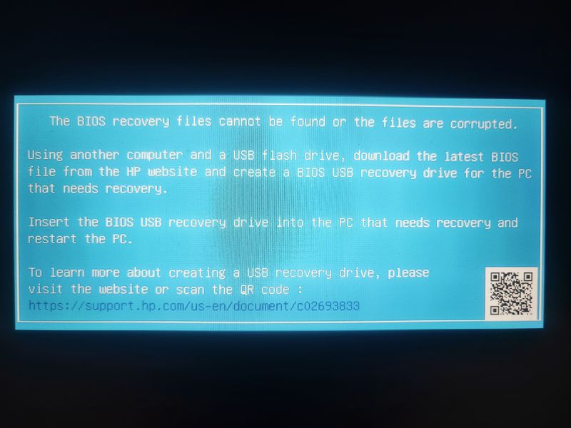 Laptop can't detect bios recovery file on flash drive - HP Support ... Laptop can't detect bios recovery file on flash drive - HP Support ...