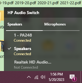 I cannot connect to Realtek HD Audio - HP Support Community - 8692412