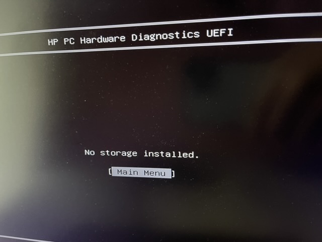 No Boot Device Found - HP Support Community - 8690405
