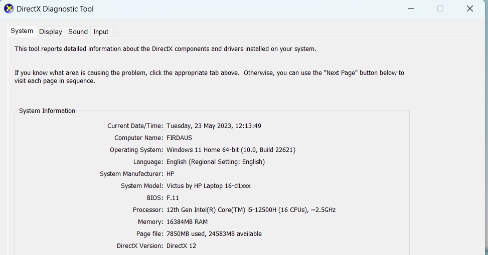 HP Victus 16 Problem with NVIDIA RTX3050ti - HP Support Community - 8694213