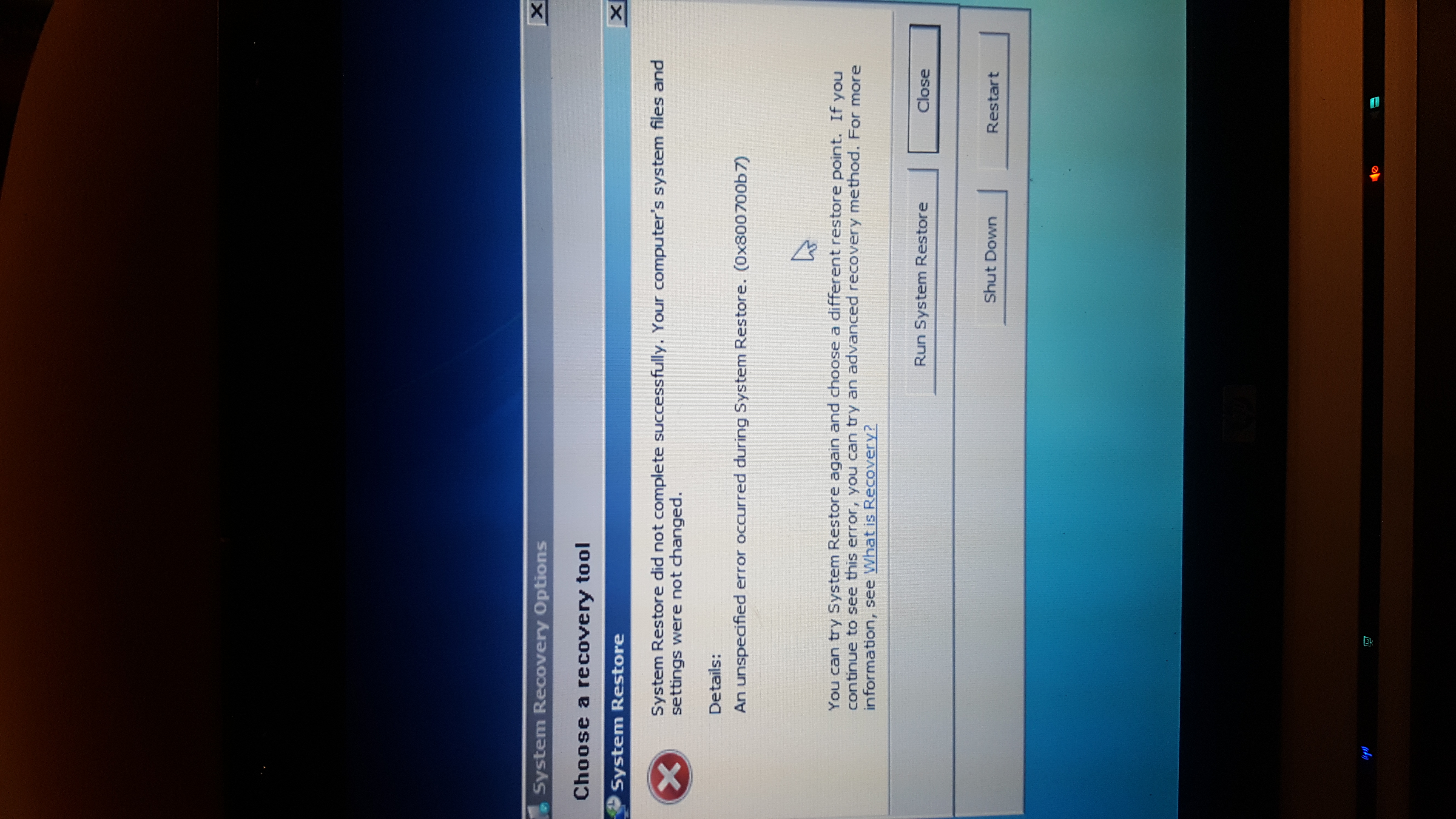 Blue screen - HP Support Community - 8694405