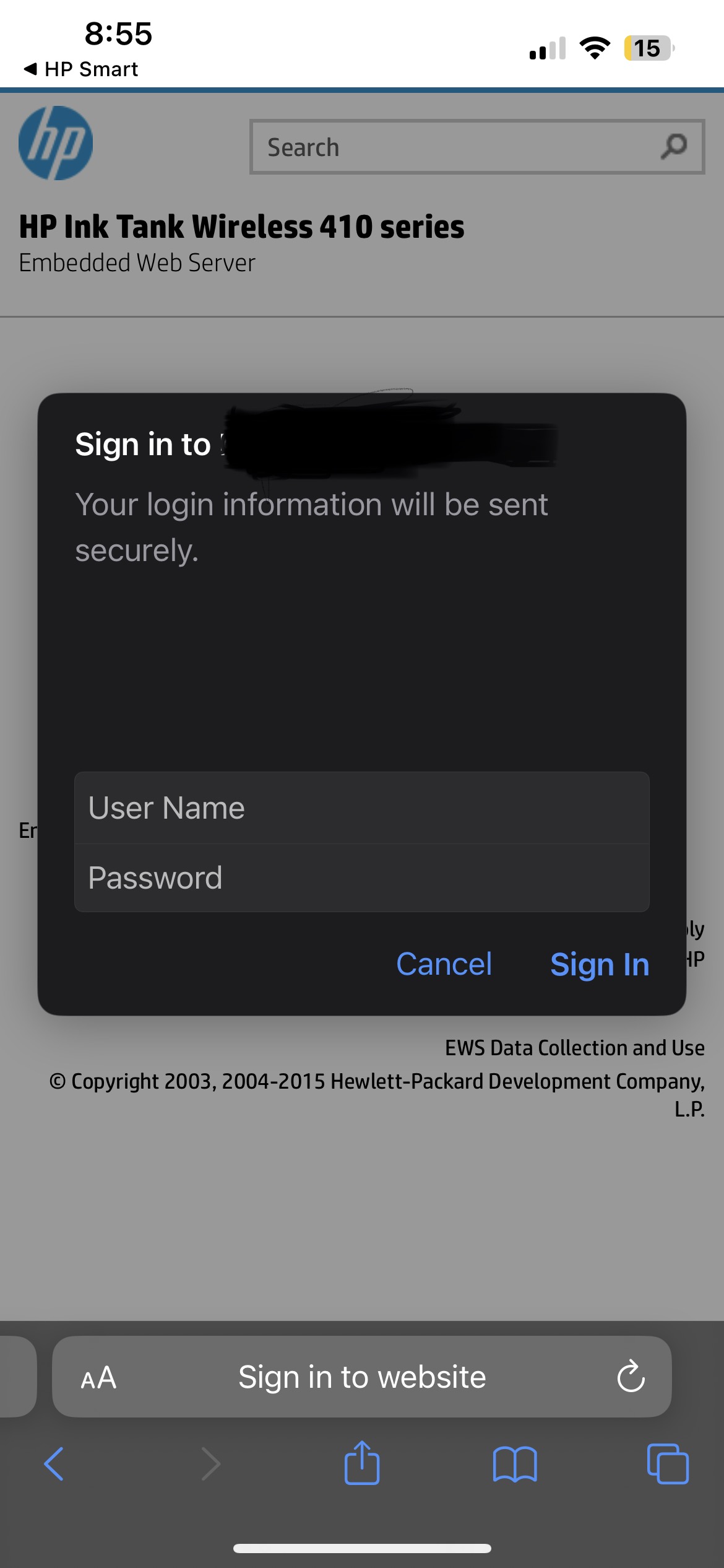 Forget the admin password and username for the printer - HP Support ...