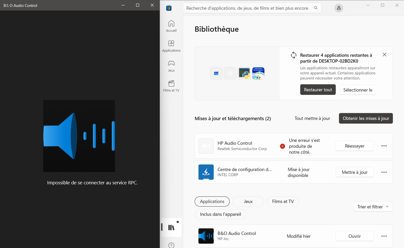 Bang and olfusen audio control panel - HP Support Community - 8693001