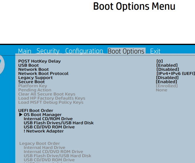 Booting issue - HP Support Community - 8703324