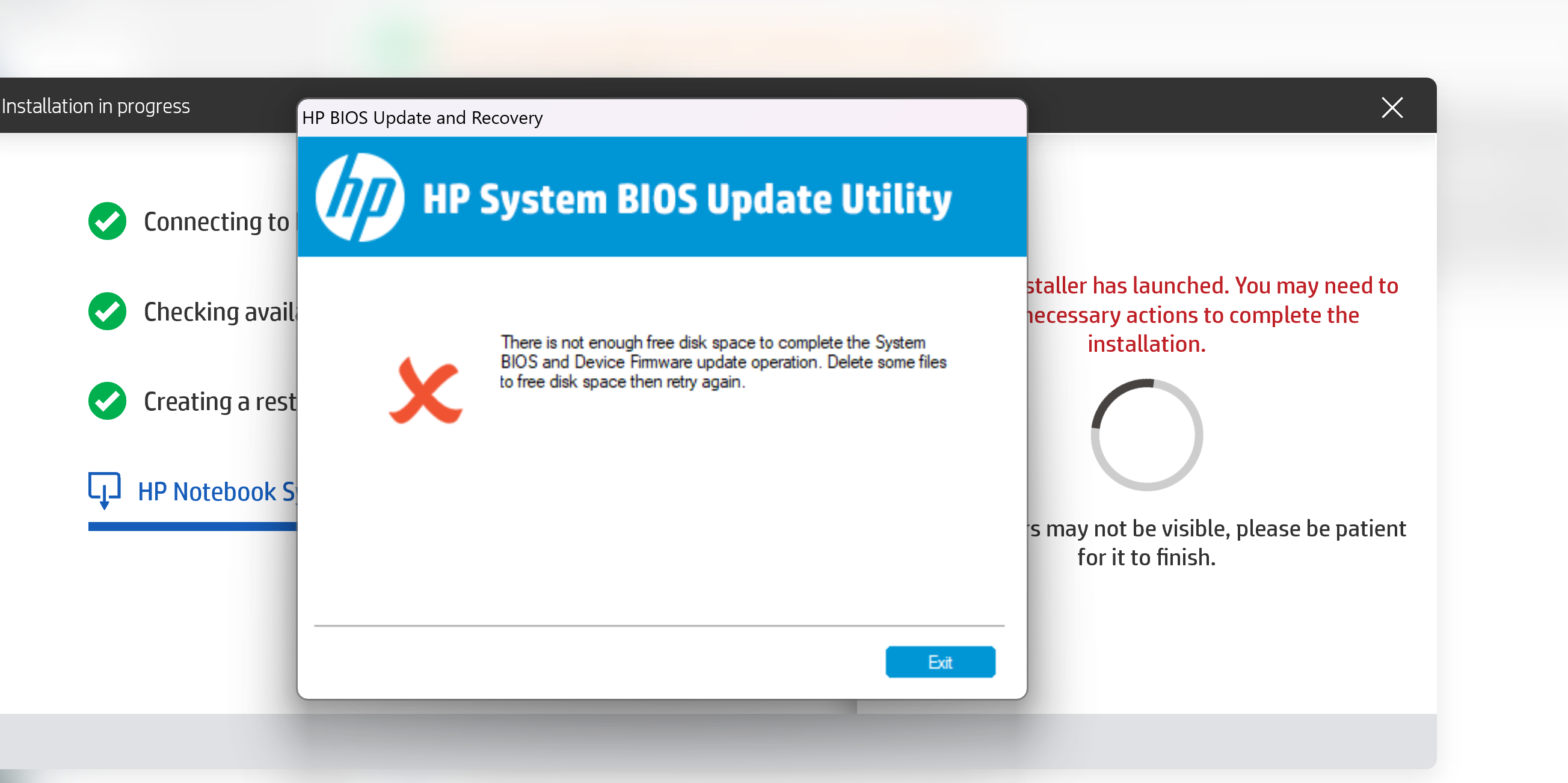 I cannot update the BIOS to the latest version - HP Support Community ...