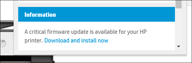the printer update could not be downloaded - HP Support Community - 8702323