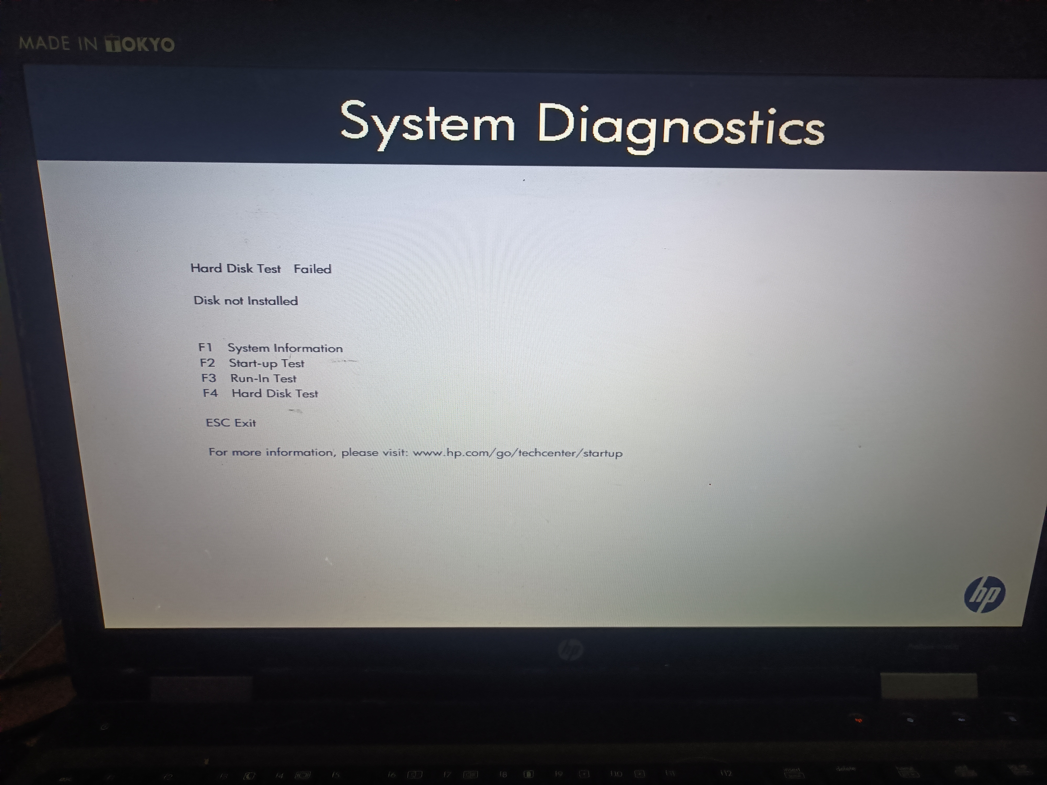 System diagnostic - HP Support Community - 8715377