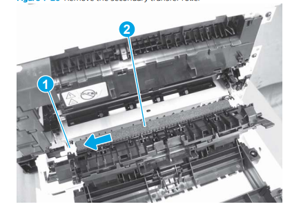My 2nd transfer roller fell off my printer - HP Support Community - 8715329