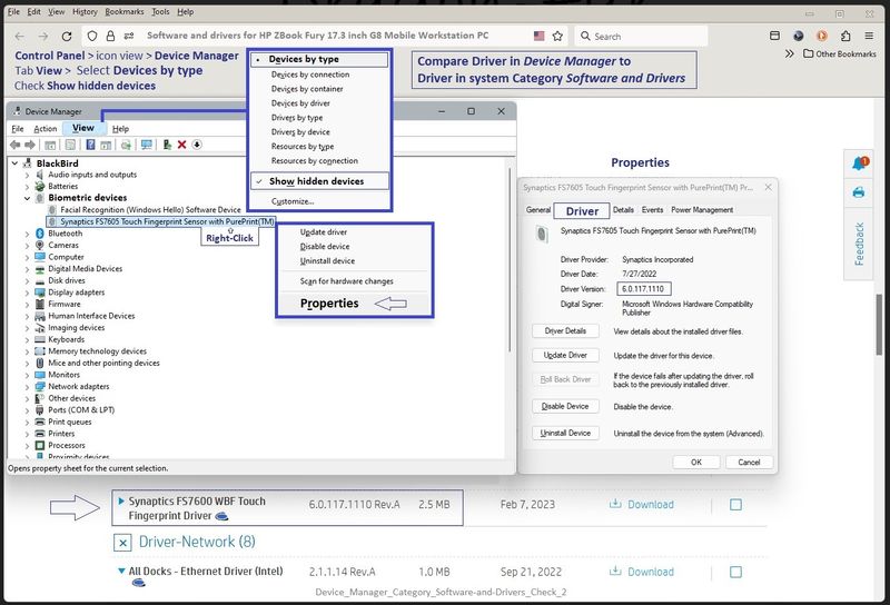 Solved: My fingerprint scanner isn't being identified by Windows Hel ...