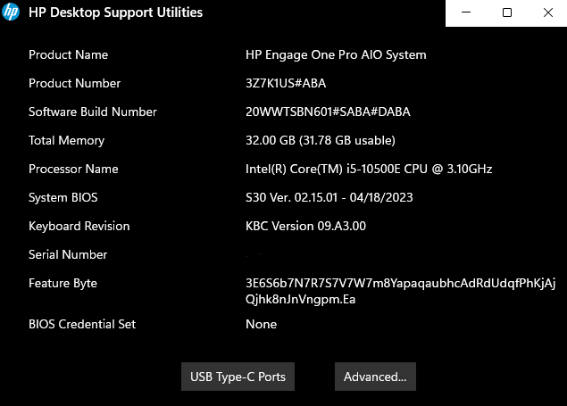 Solved: HP Engage One Pro AIO System type c is not working - HP Support ...
