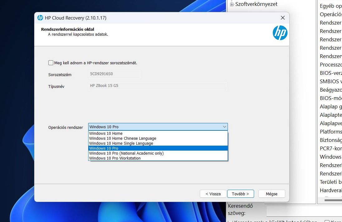 Solved: HP Cloud Recovery Client compatibility HP 15 G5 Win11Pro - HP Support Community - 8716646